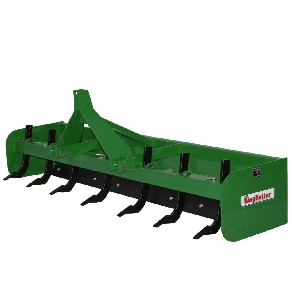 King Kutter 8' Professional Hinged Box Blade, Green- H-BB-96-JK | Rural ...