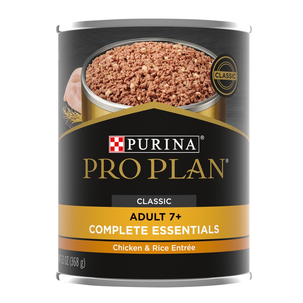 Purina Pro Plan High Protein Senior Adult 7+ Chicken & Rice Formula Wet ...