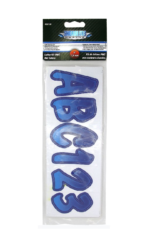 Shoreline Marine Letter Kit Pwc / 3 Asst Colors | Rural King