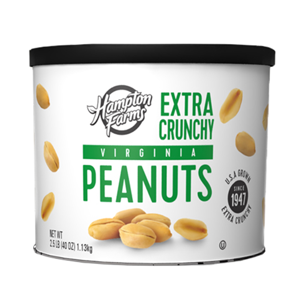 Hampton Farms Gourmet Extra Crunchy Roasted & Salted Virginia Peanuts ...