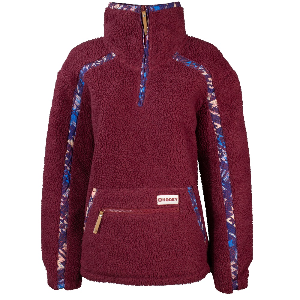 Hooey Women's Pink Fleece Pullover - HFP006PKST | Rural King