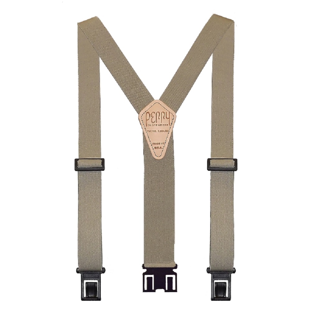 Perry Suspenders 1 1/2 Inch Original 48 Inch Length Tan - SN150-R-TAN ...