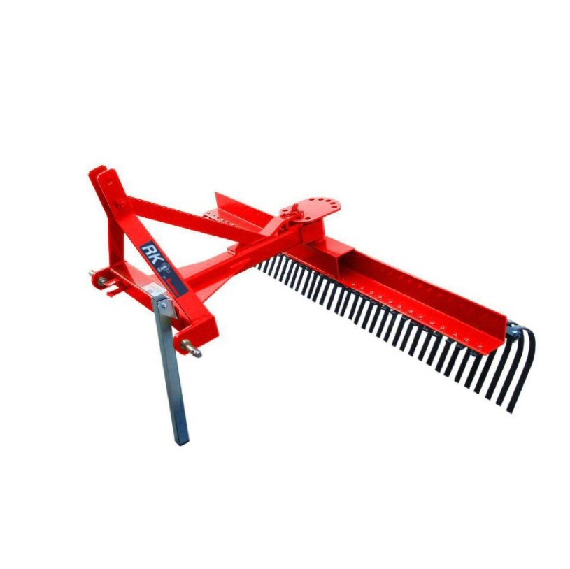 King Kutter 5' Yard Rake with Square Tubing, Red - 18-16-G-SB-N-RR ...