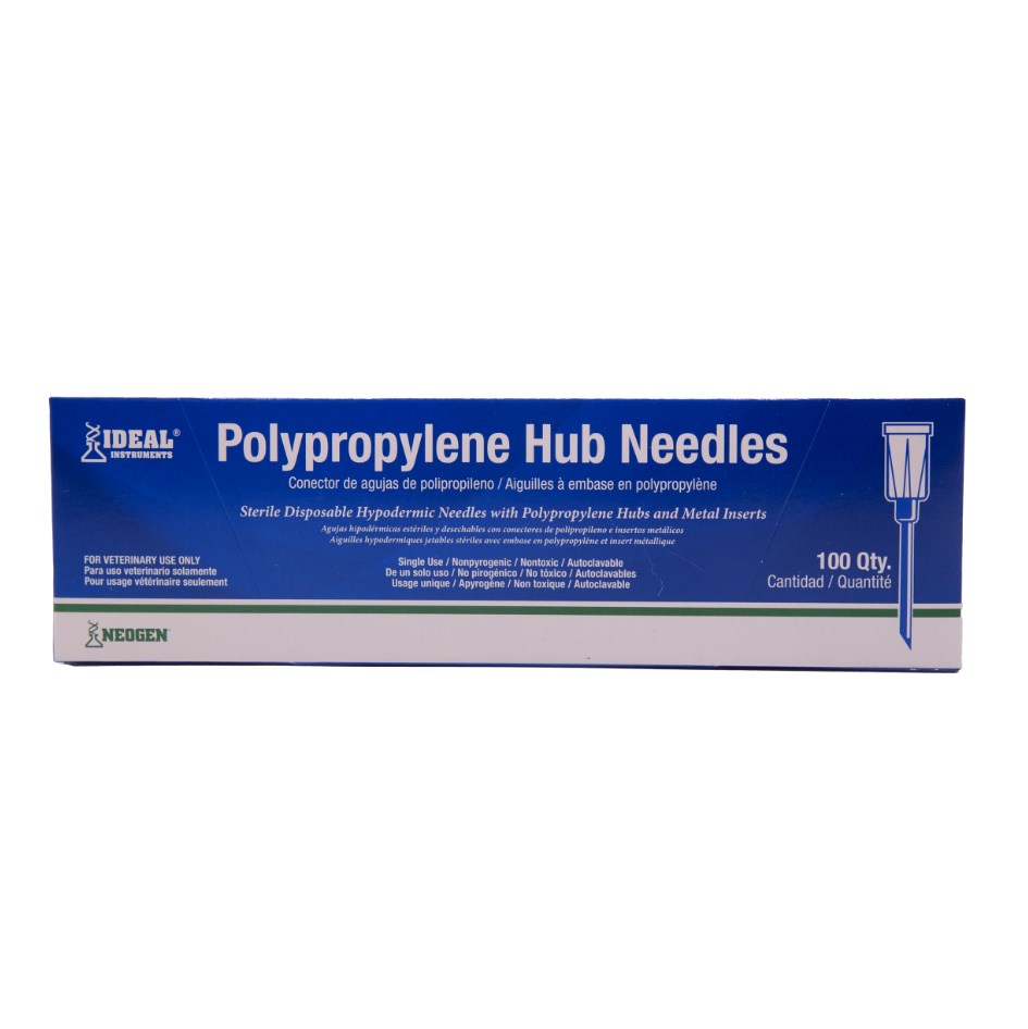 Neogen Poly Hub 22 Gauge X 1 Inch Needle 9395 | Rural King