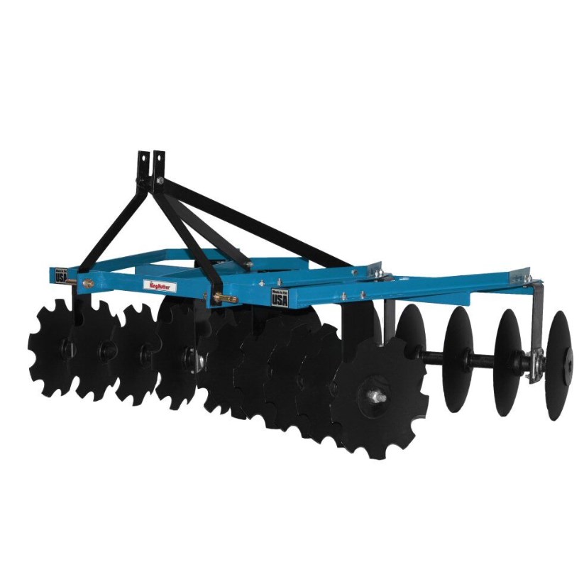 King Kutter 6.5' Angle Frame Disc Harrow, Blue - 16-20-G-SB-C-BK ...