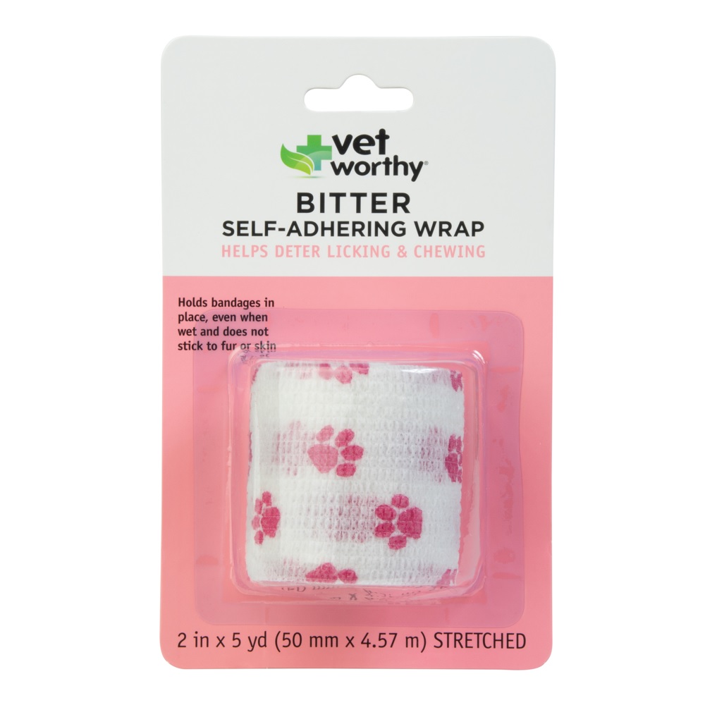 Vet Worthy Bitter Pet Self Adhering Wrap, Assorted - 0109 | Rural King