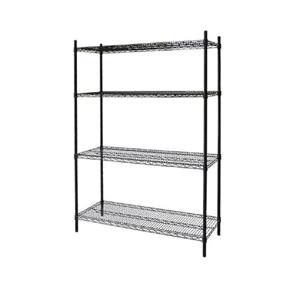 4 Tier Wire Shelf Black 36X14X54 - RK1436BK4 | Rural King