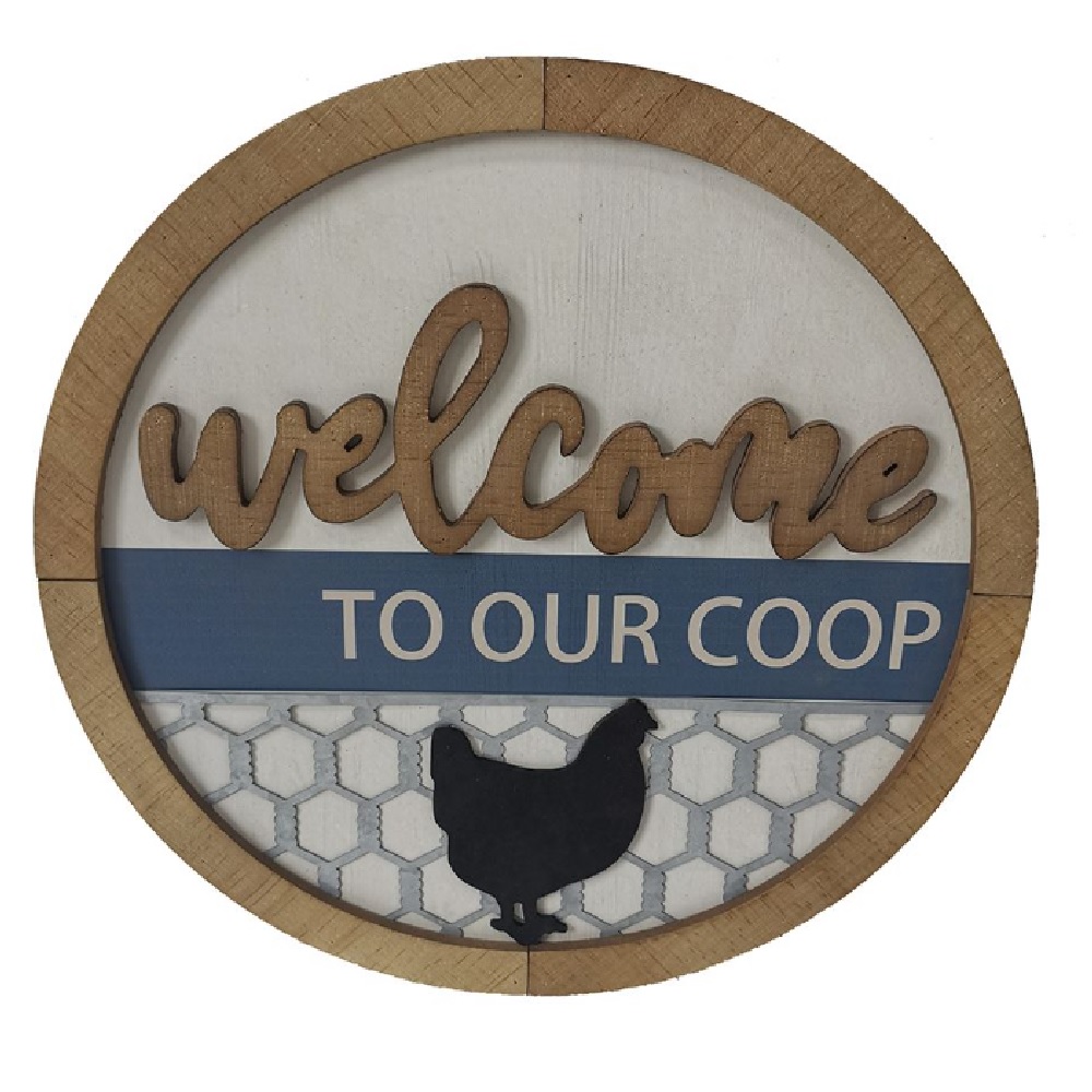 Backyard Expressions Welcome to our Coop Sign - 911534 | Rural King