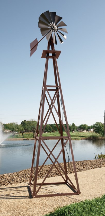 Large Bronze Powder Coated Backyard Windmill | Rural King