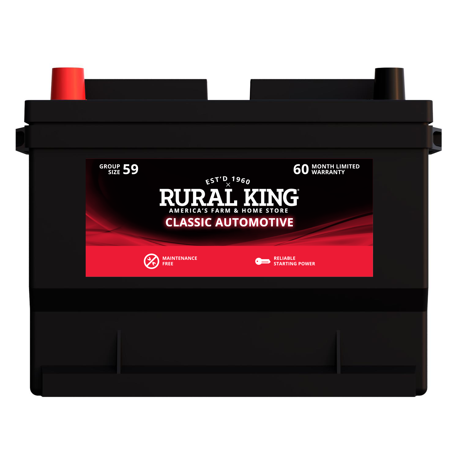 Rural King Classic Automotive Battery - 59-60 | Rural King