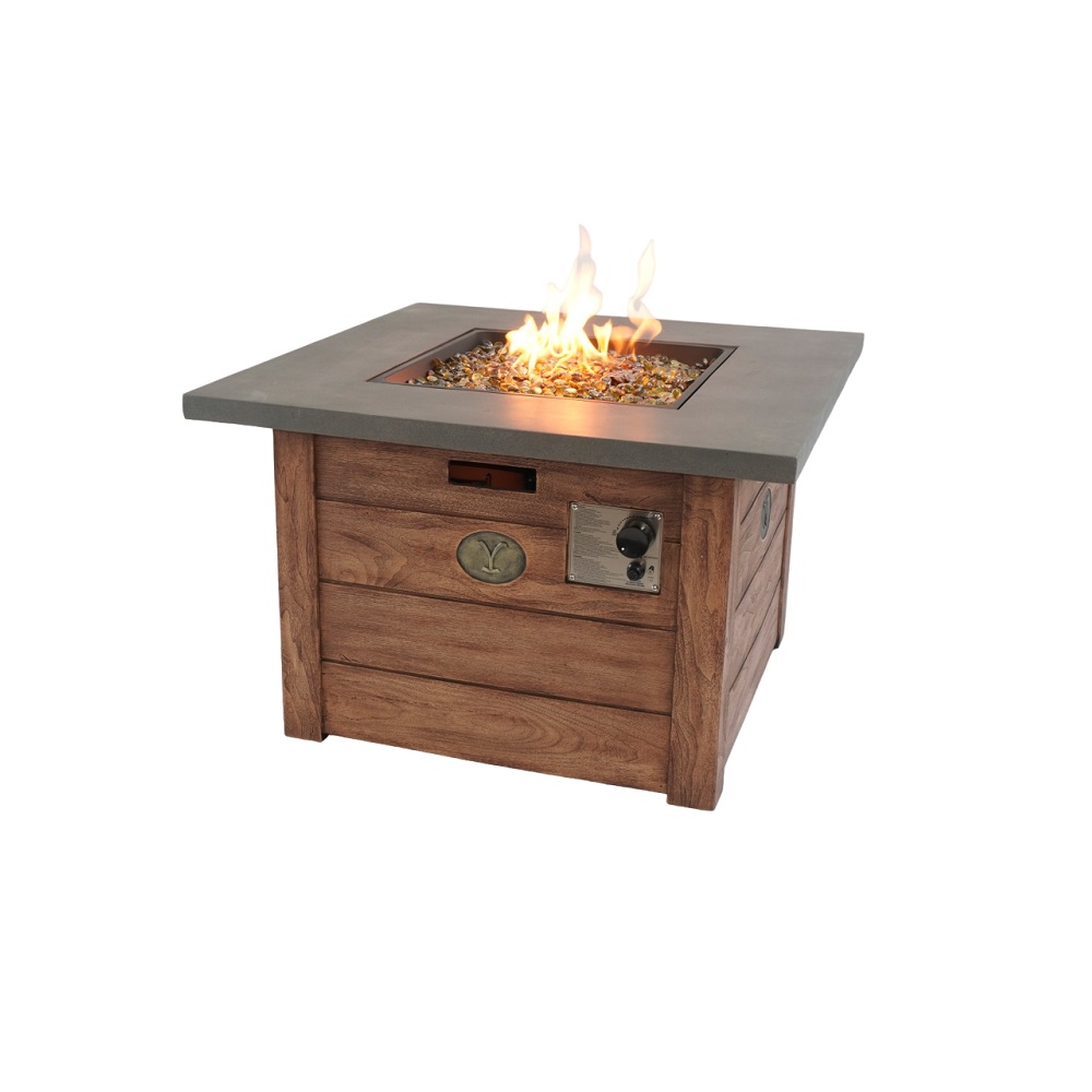 Yellowstone 36\" Square Gas Fire Pit - GF20231 | Rural King