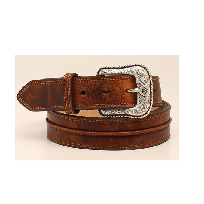 Ariat Mens Center Line Bump And Classic Tabs Belt - A1019444 | Rural King