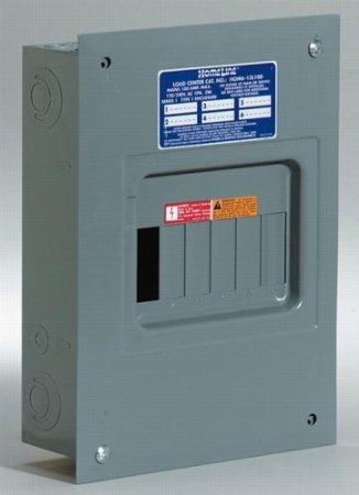 Schneider 100 Amp 6 Space 12 Lug Load Center - HOM612L100FCP | Rural King