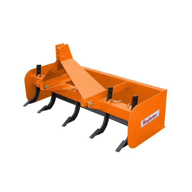 King Kutter 5' Box Blade with 5 Shanks, Orange - BB-60-OK | Rural King