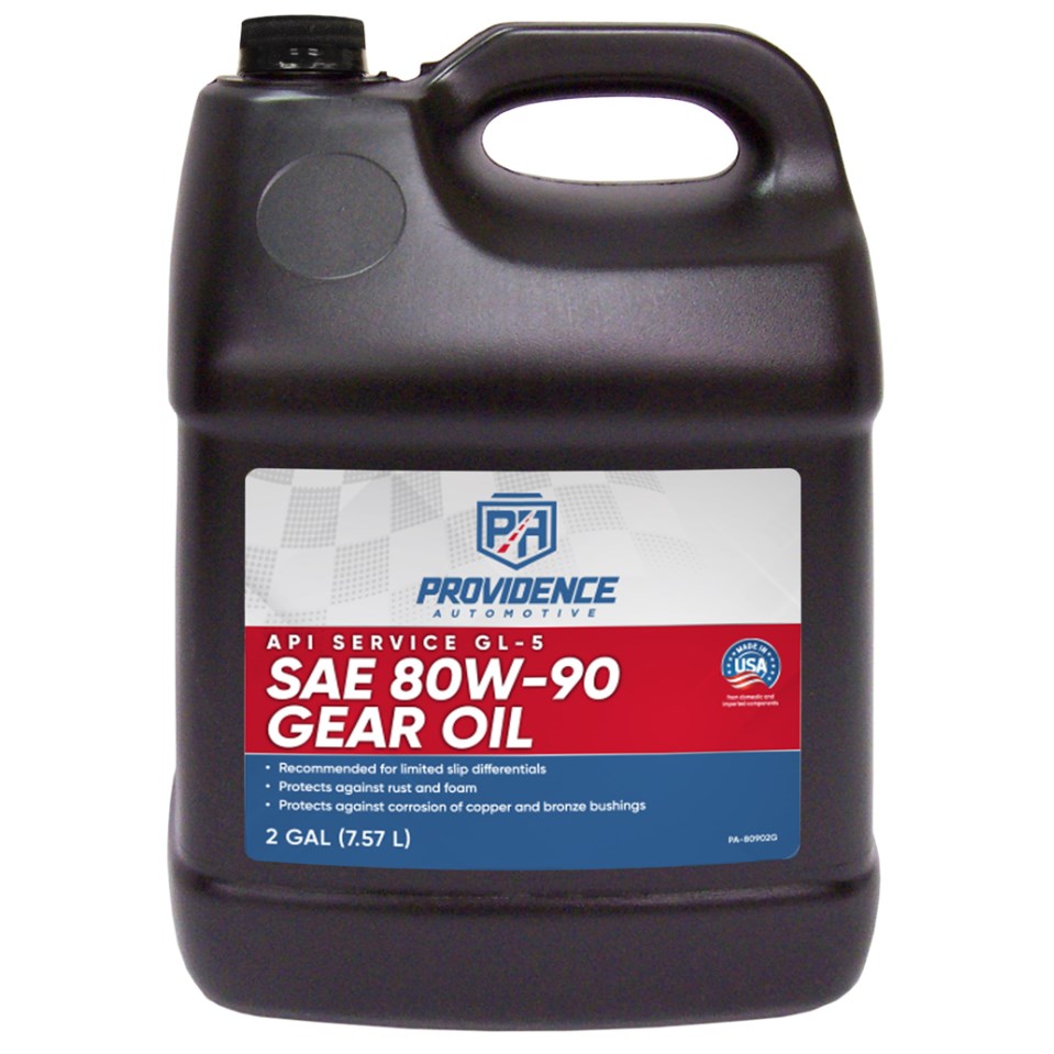 Providence Automotive Premium Multi-Purpose Gear Oil 80W/90, 2 Gallon ...