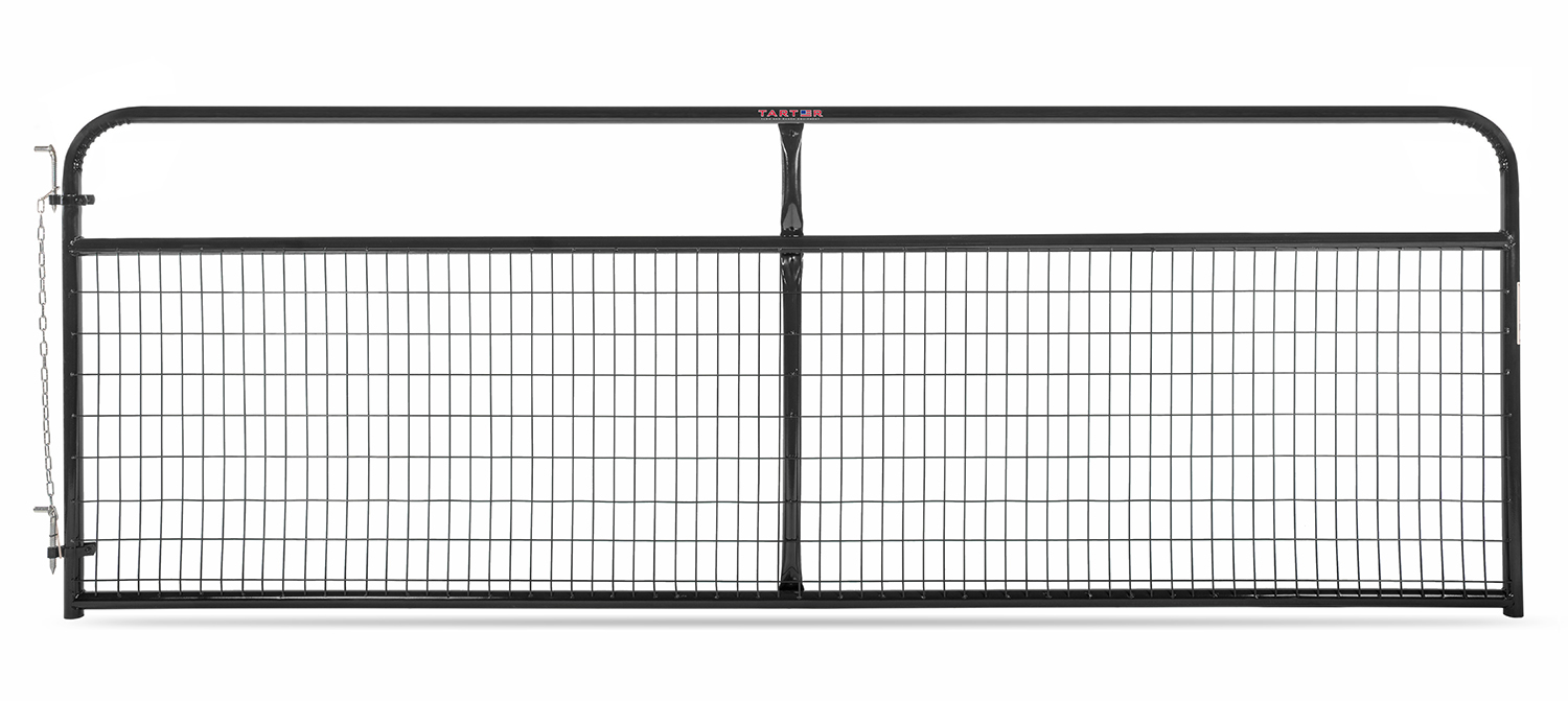 Tarter® 12' Watchman 2\" x 4\" Wire Mesh Gate, Black - WFGBL12 | Rural King