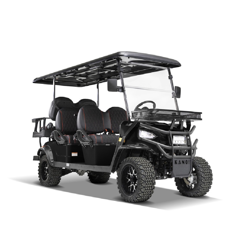 Kandi Kruiser 6 Seat Golf Cart with 7\" LCD Screen, Back Up Camera, and ...