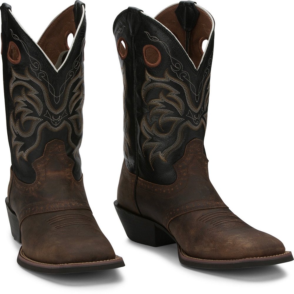 Justin Men's Stampede \"Rollicker\" 12\" Cowboy Boot - 2531 | Rural King