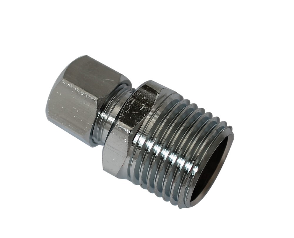 Plumb Pak Straight Connector 1/2 Inch MIP x 3/8 Inch OD - PP74PCLF ...