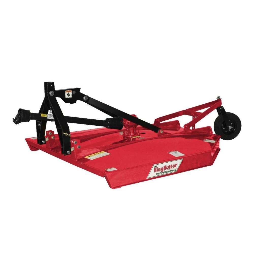 King Kutter 6' Flex Hitch Rotary Kutter and 40 HP Gearbox, Red - L-72 ...