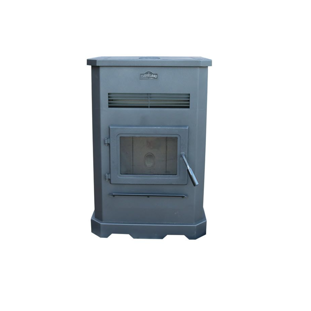 Cleveland Iron Works No.205 Large Pellet Stove, 2500 Sq Ft - F500205 ...