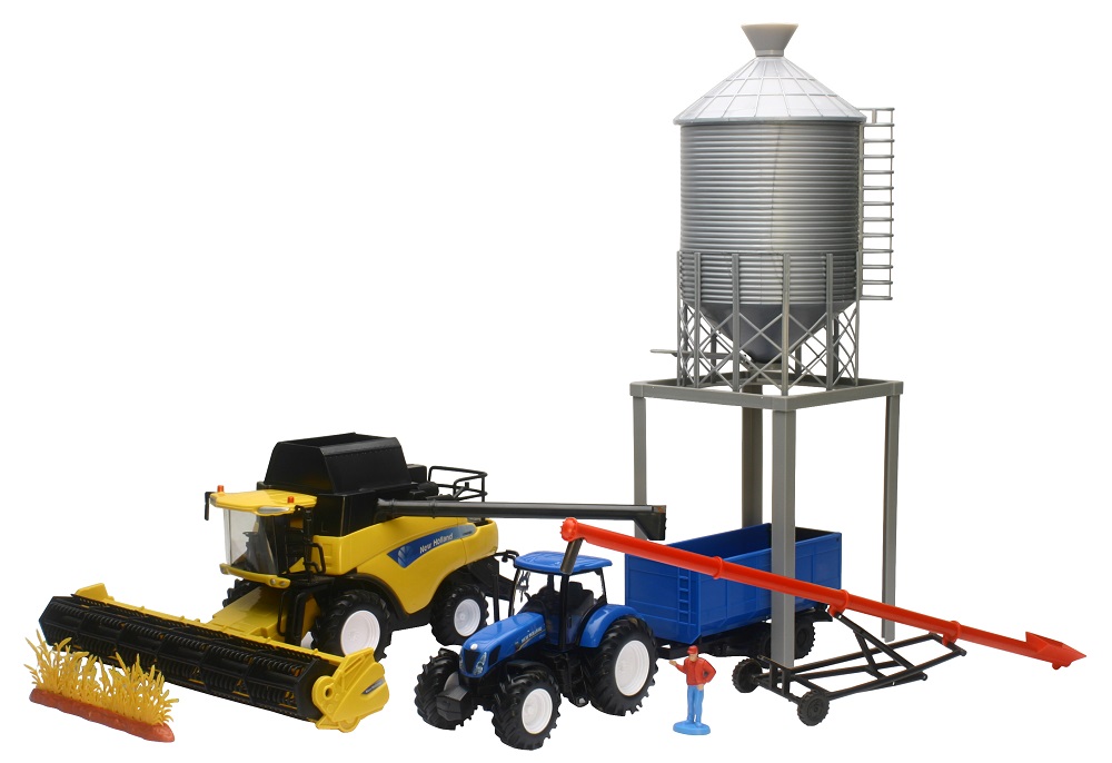 New Holland Harvester Tractor & Grain Bin SS-05755 | Rural King
