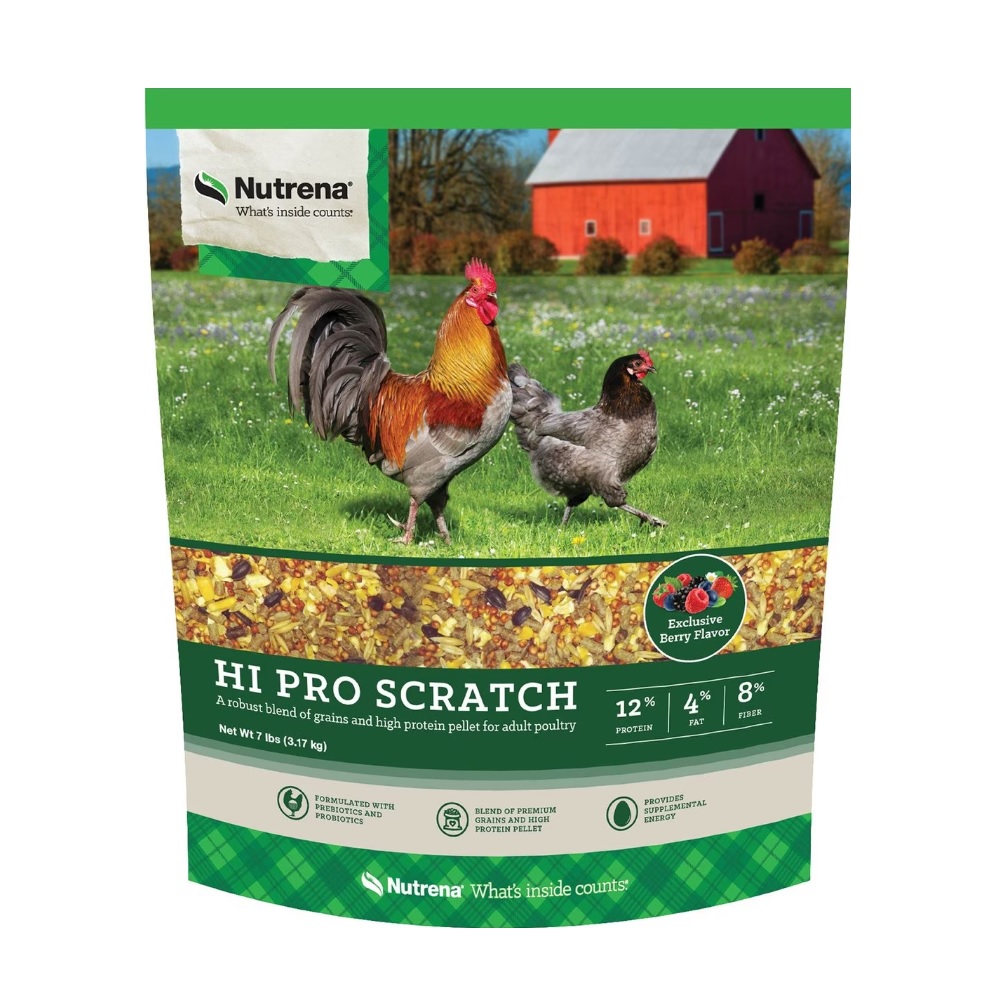 Nutrena Hi Pro Chicken Scratch, High Protein Scratch Grains, 7 lb. Bag ...
