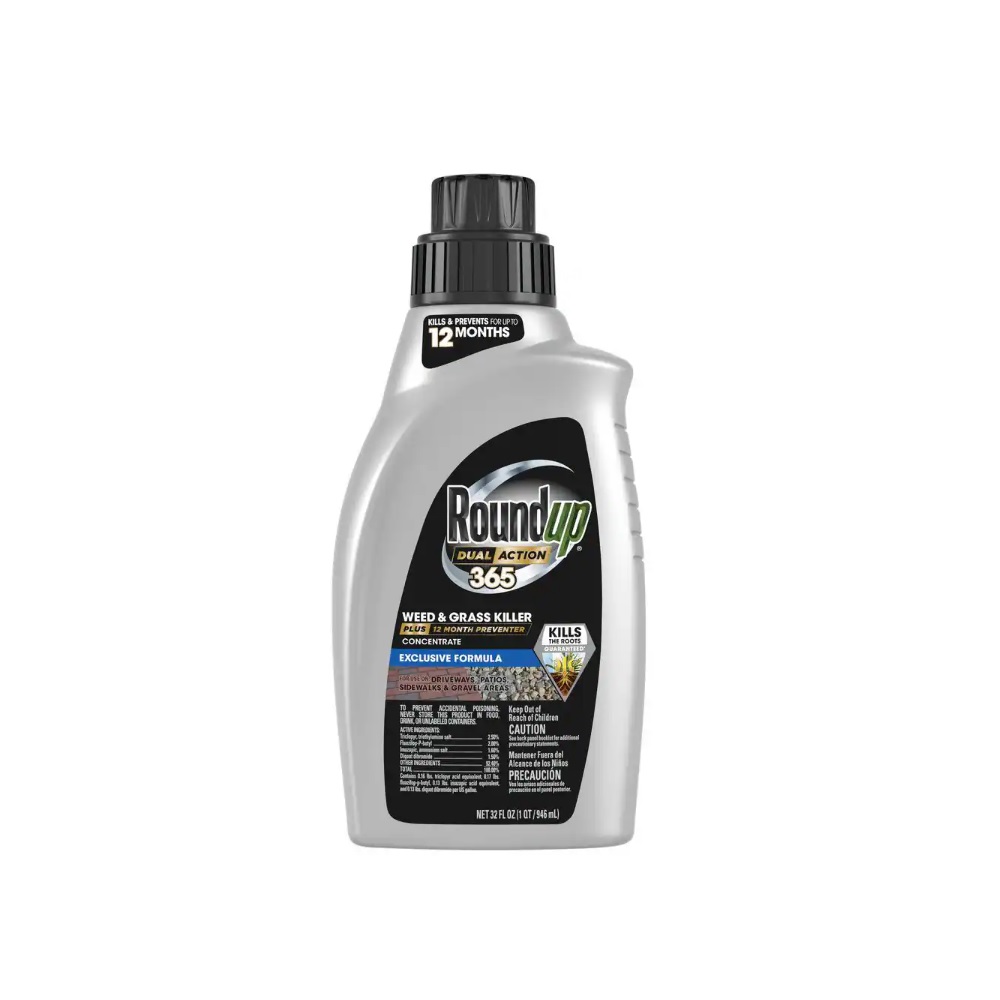 Roundup Dual Action 365 Weed & Grass Killer Plus 12 Month Preventer ...