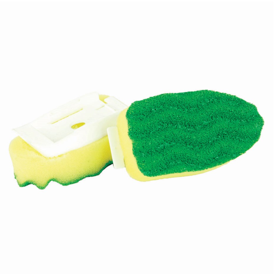 Libman Scouring Sponge Soap Dispensing Dish Wand Refills, 2-Pack ...