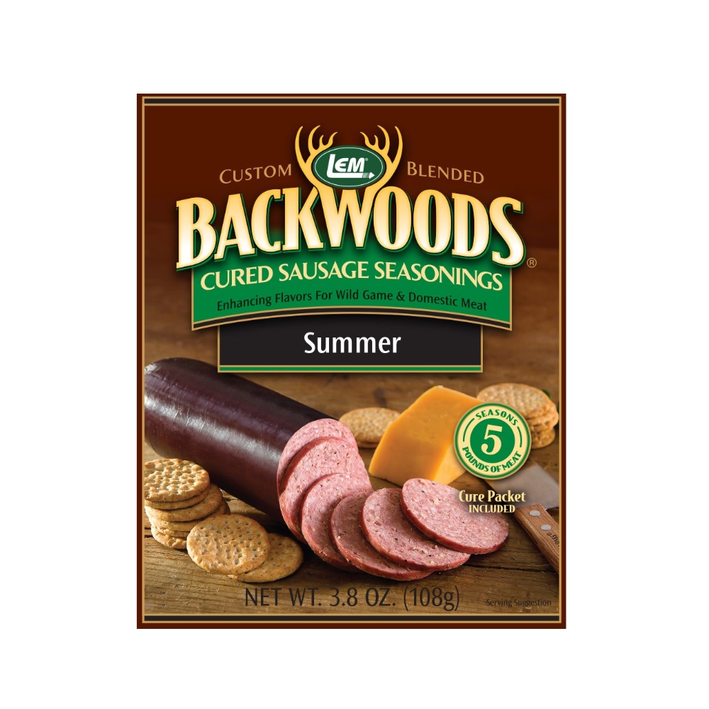 L.E.M Backwoods® Summer Sausage Cured Sausage Seasoning, 3.4 oz. Packet ...