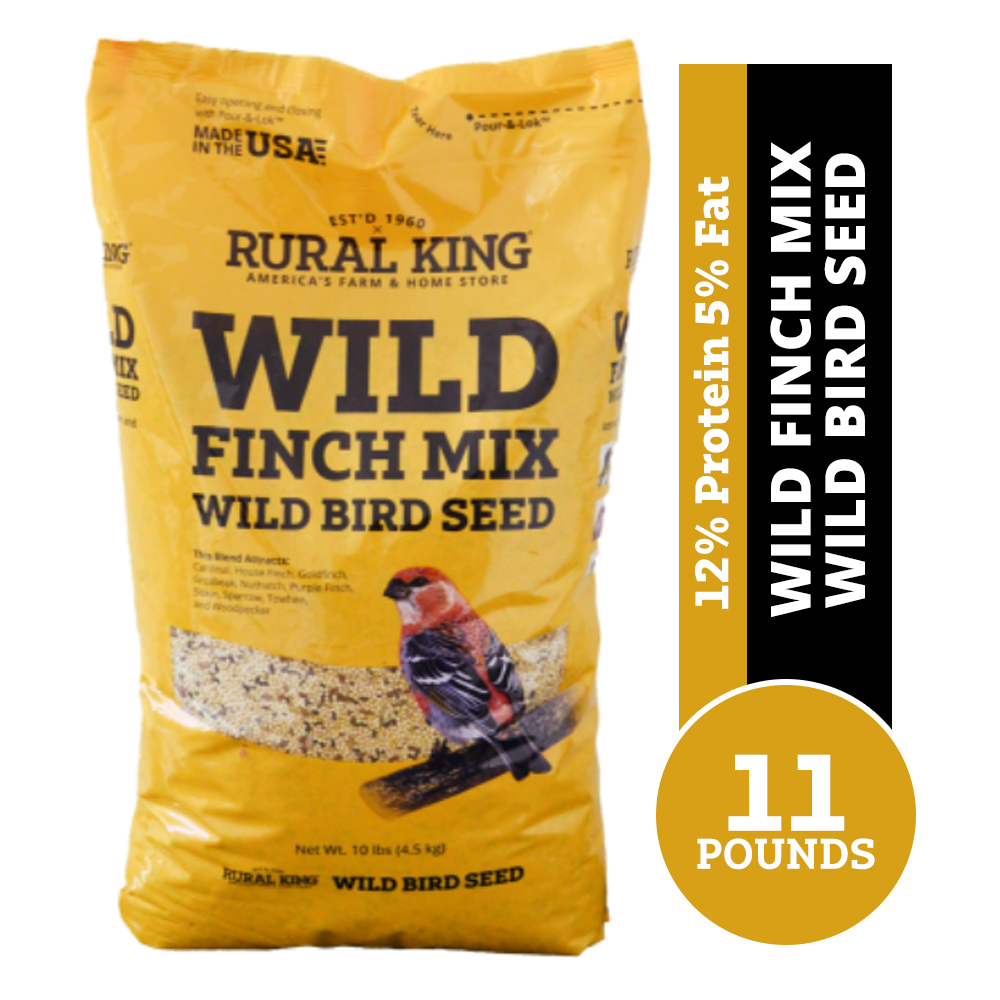 Rural King Wild Finch Mix, Wild Bird Seed, 11 lb. Bag | Rural King