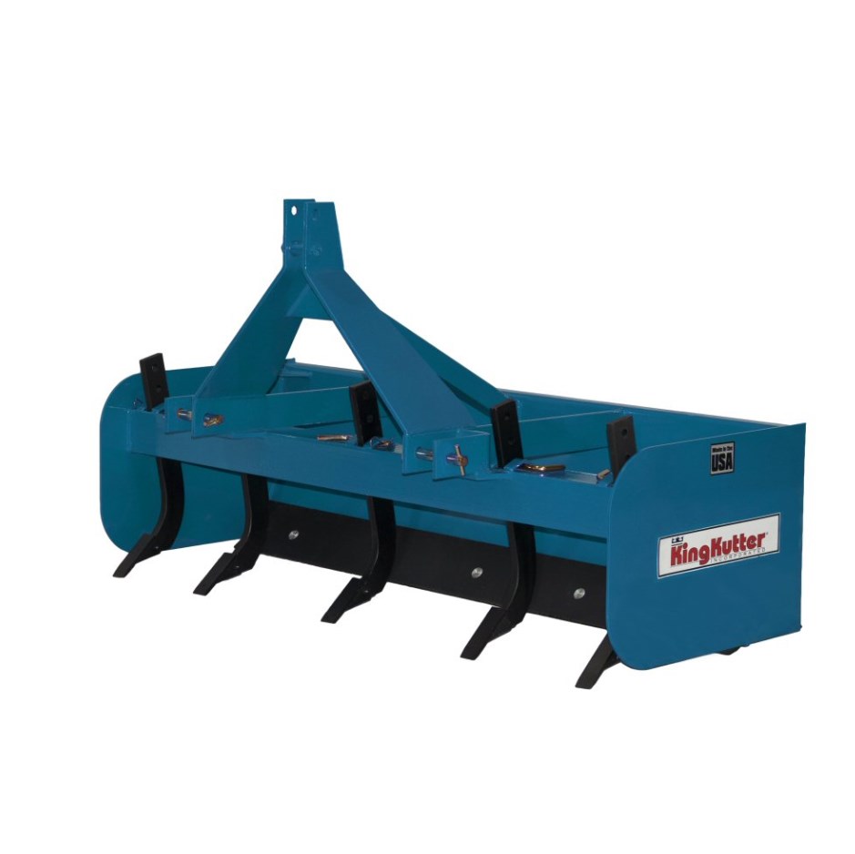 King Kutter 5' Professional Hinged Box Blade, Blue - H-BB-60-BK | Rural ...