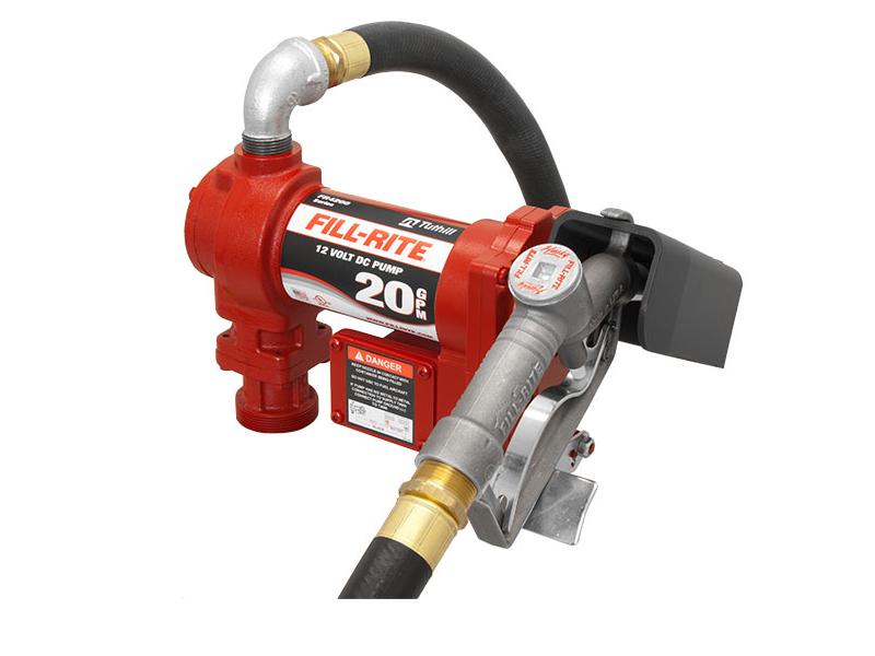 Fill-Rite® 12V DC 20 GPM Fuel Transfer Pump with Nozzle - FR4210G ...