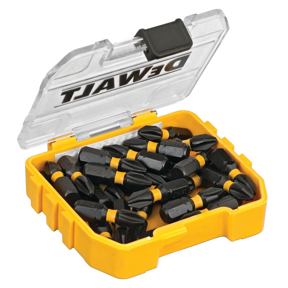 DEWALT 1/4\" x 1\" FlexTorq Impact Driver Phillips 30 Piece Bit Set ...
