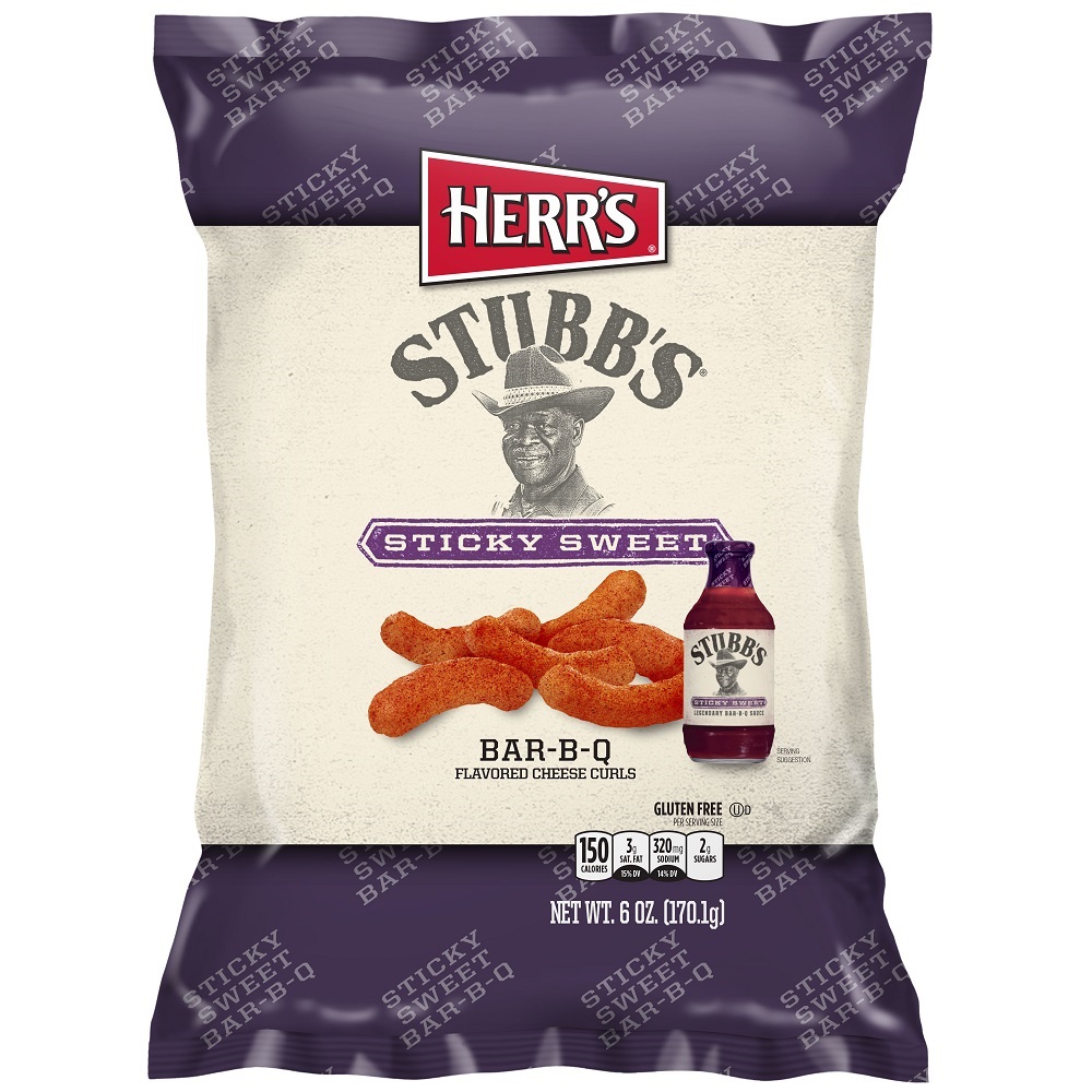 Herr's Stubb's Sticky Sweet Cheese Curls, 6 oz. | Rural King