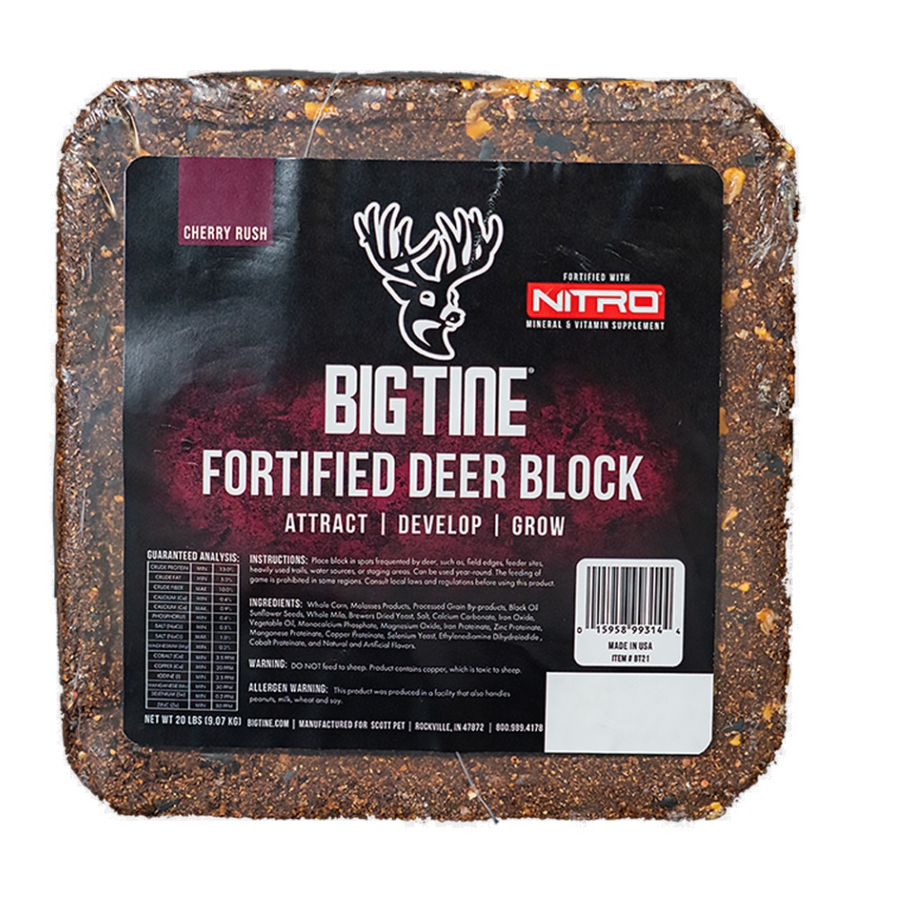 Big Tine Fortified Deer Block, 20 lb. - BT21 | Rural King