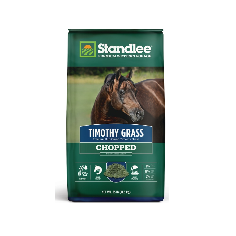 Standlee Premium Western Forage Timothy Grass Chopped Horse Feed, 25 lb ...