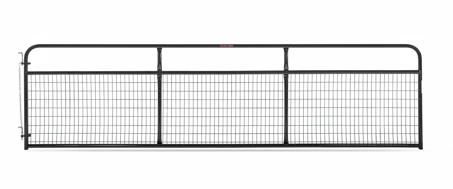 Tarter® 16' Watchman 2\" x 4\" Wire Mesh Gate, Black - WFGBL16 | Rural King