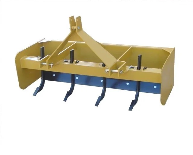 King Kutter 8' Professional Box Blade with 7 Shanks, Yellow - BB-G-96 ...