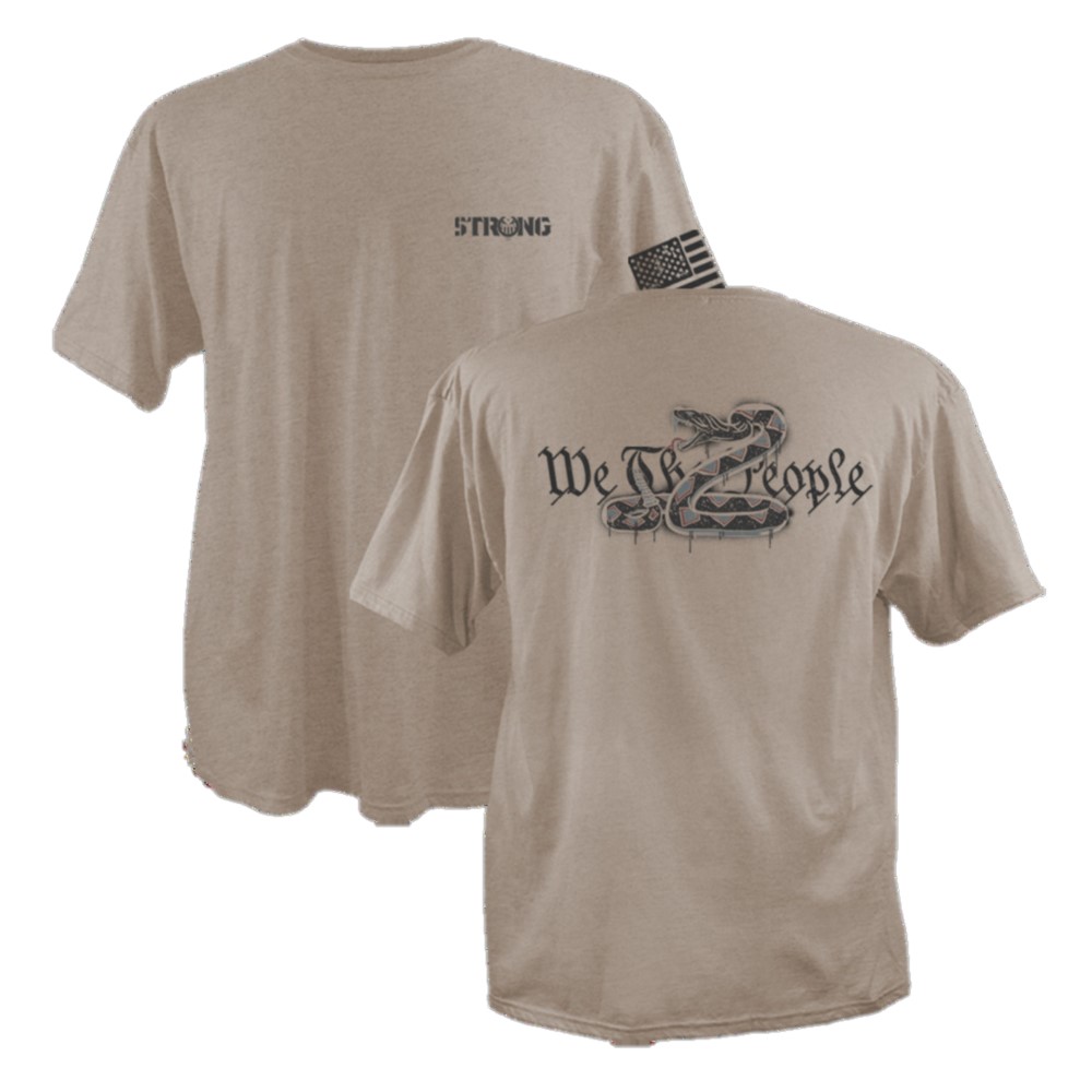 Strong Men's \"We The People Rattlesnake\" Short Sleeve T-Shirt -SG1M ...