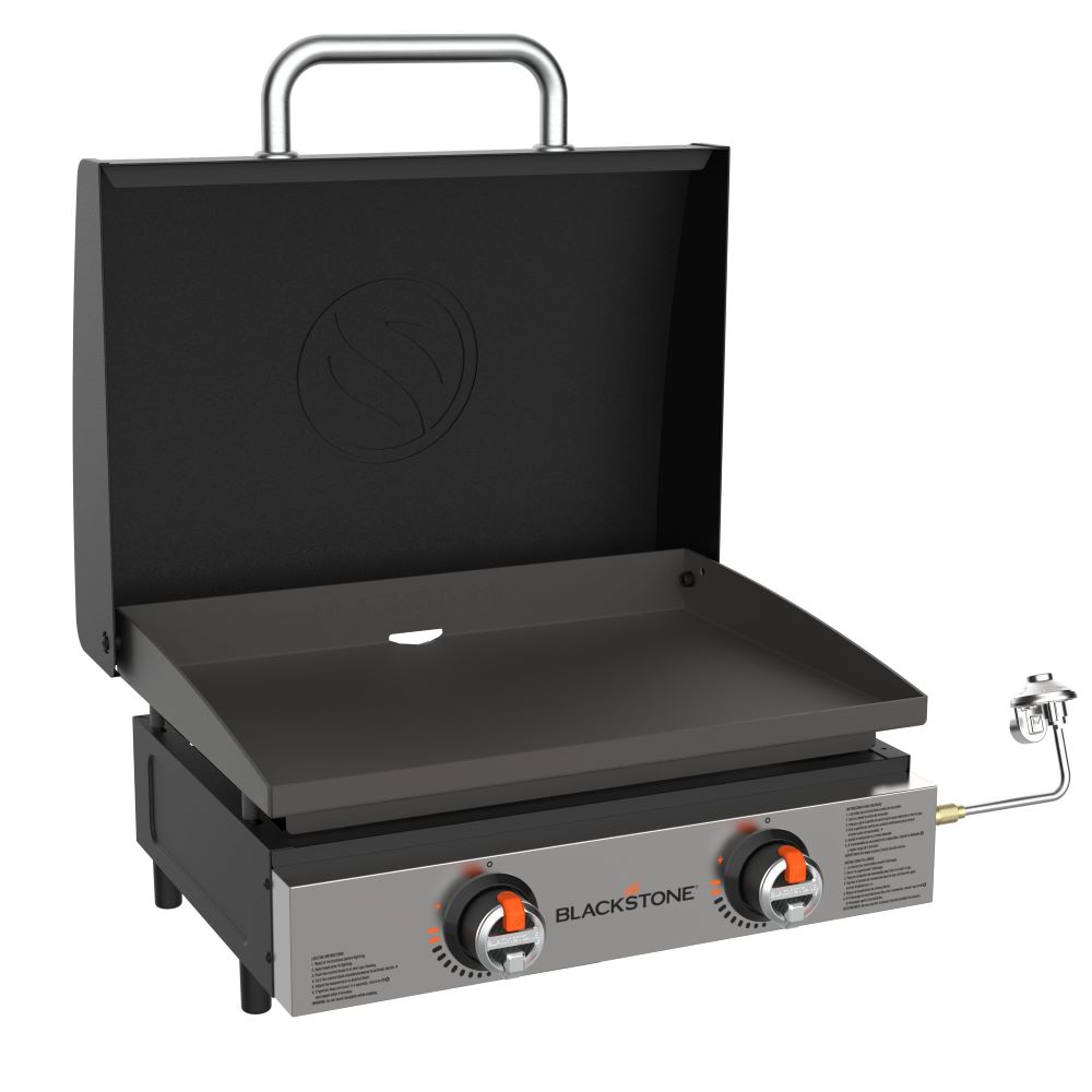 Blackstone Stainless Front Panel 22\" Griddle With Hood - 2144 | Rural King