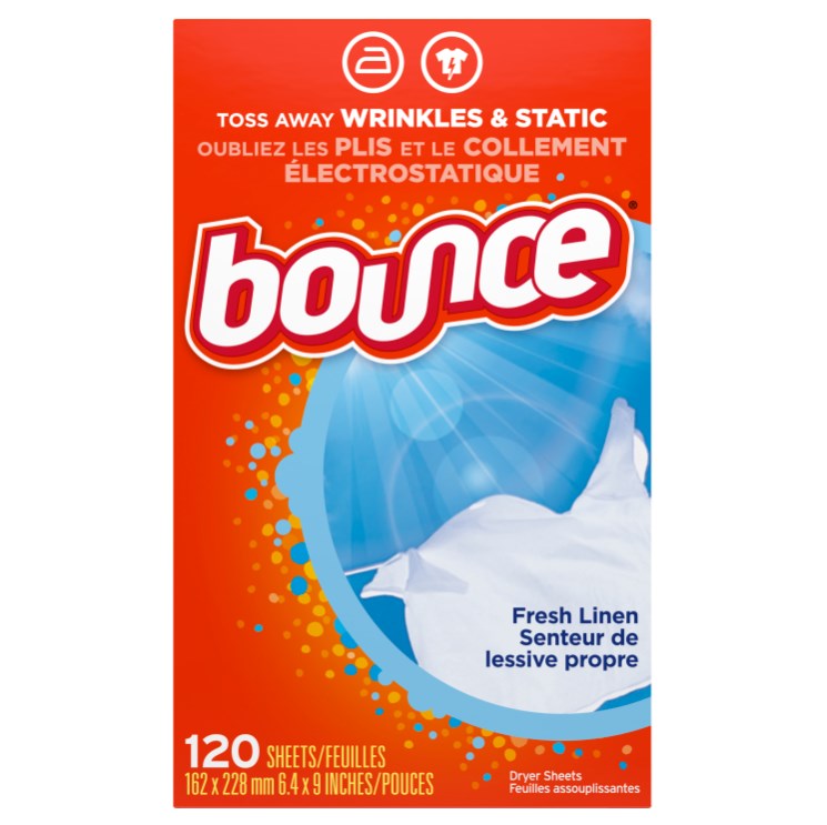 Bounce Fabric Softener Dryer Sheets - Fresh Linen, 120 Count | Rural King