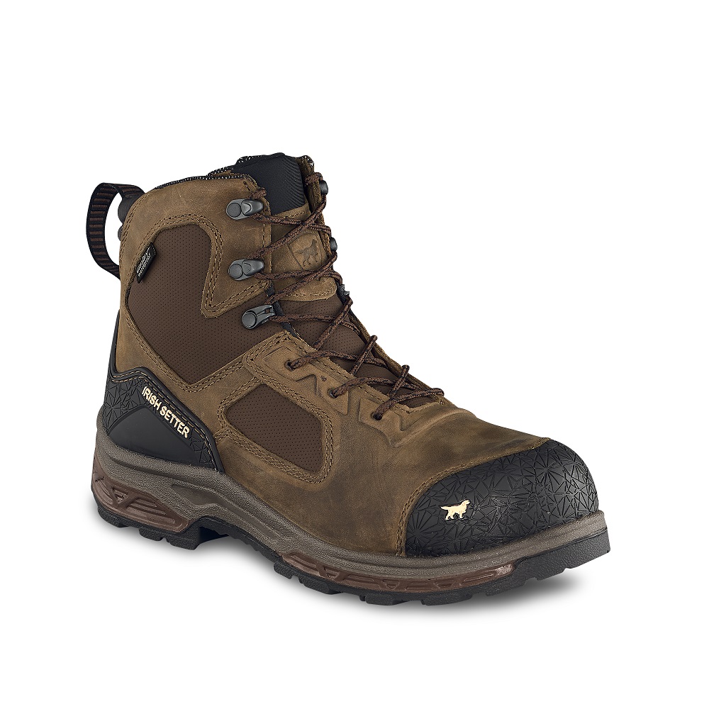 Irish Setter Kasota Men's 6\" Side-Zip Safety Toe Boot - 83636 | Rural King