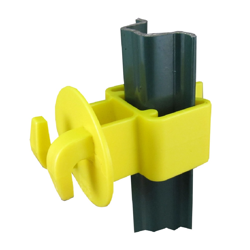 Dare Garden U-Post Insulator - Yellow, 25 Pack - SNUG-LGU-25 | Rural King