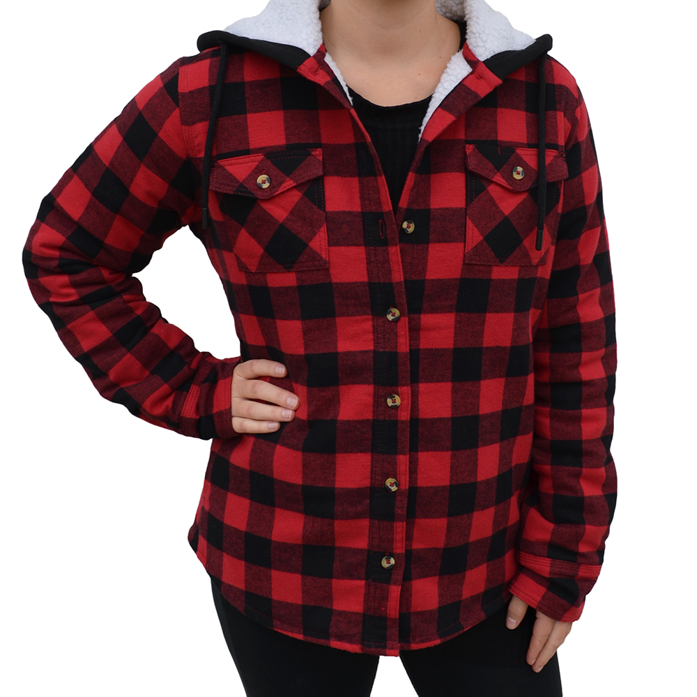 Lincoln Outfitters Women's Hooded Shirt Jacket - LOHJ-A0001W | Rural King