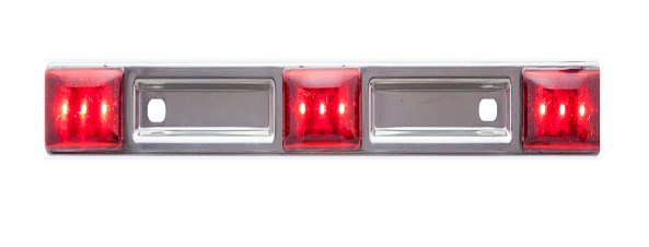 Optronics 9-Led Stainless Steel Identification Light Bar Base - MCL97RK ...