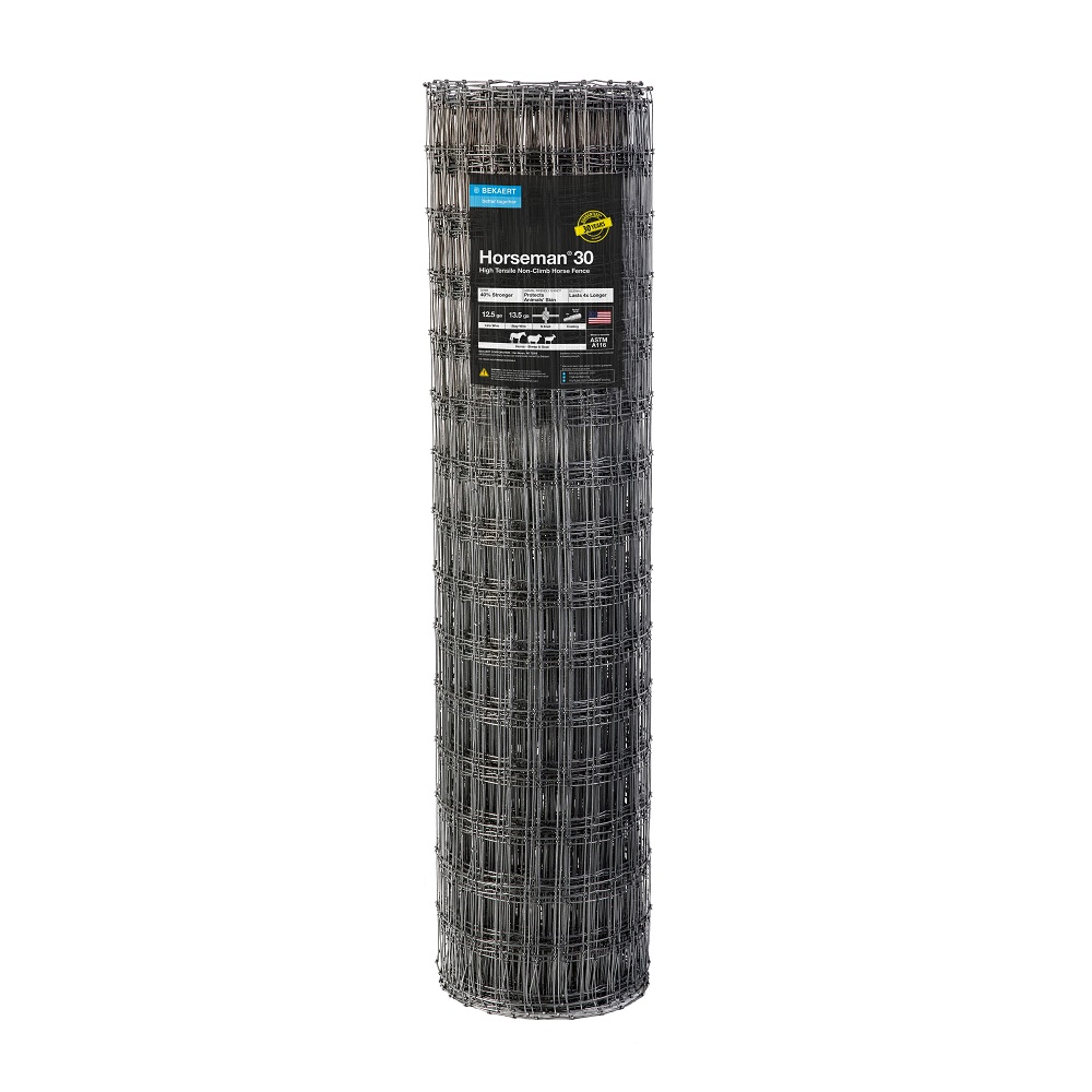 Bekaert 1660-2 Horseman® 30 High Tensile Non-Climb Horse Fence, 100 ...