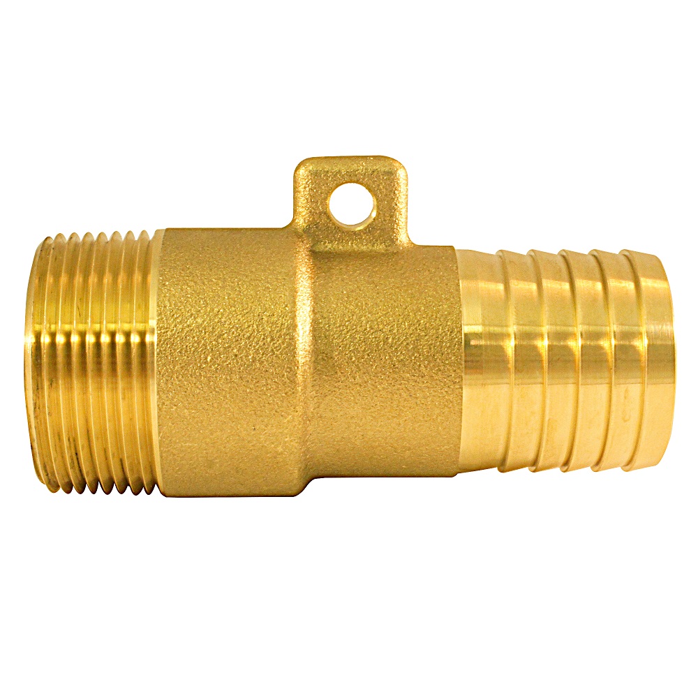 Apollo 1 1/4\" Brass Barb x Male Pipe Thread Rope Adapter - POLYRPM114 ...